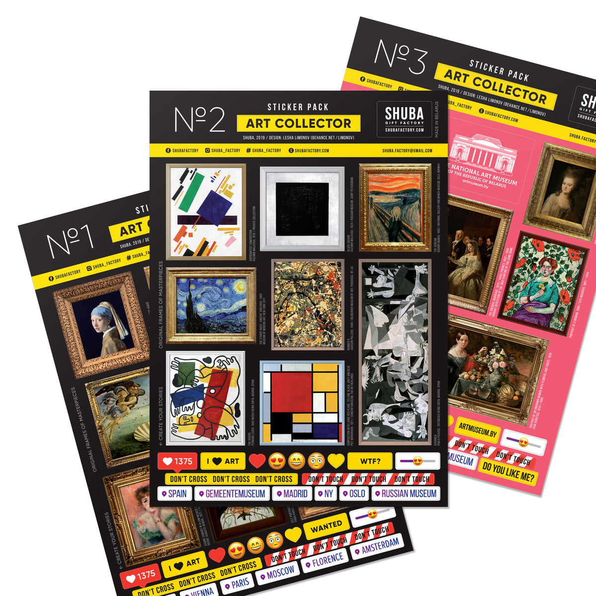 Sticker Pack — Art Collector – SHUBA