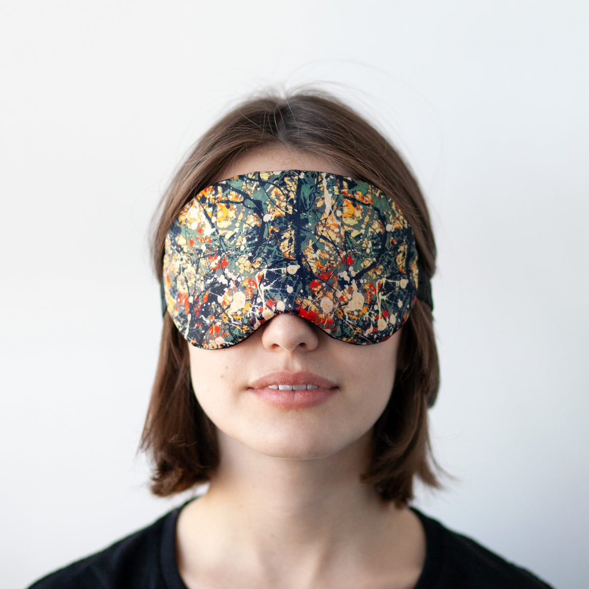 Pollock Sleep Mask for sleep with masterpieces – SHUBA